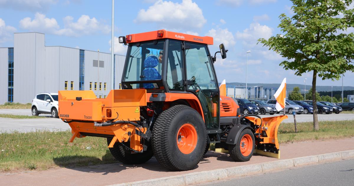 Spreader - roller gritting machines for tractors – Tracon R l Bucher ...